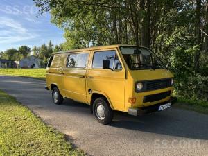 Dzeltens Volkswagen Transporter 1984 Valmiera, ar dzinēja tilpumu 1.60 L un nobraukumu 79 tūkst. km par 5995 €, foto  vietnē AUTOMOTO.COM.LV