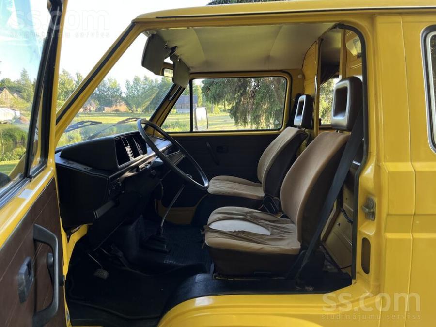 Dzeltens Volkswagen Transporter 1984 Valmiera, ar dzinēja tilpumu 1.60 L un nobraukumu 79 tūkst. km par 5995 €, foto 11 vietnē AUTOMOTO.COM.LV