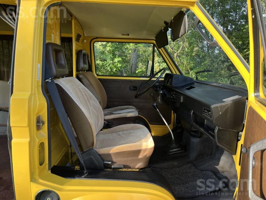Dzeltens Volkswagen Transporter 1984 Valmiera, ar dzinēja tilpumu 1.60 L un nobraukumu 79 tūkst. km par 5995 €, foto 13 vietnē AUTOMOTO.COM.LV