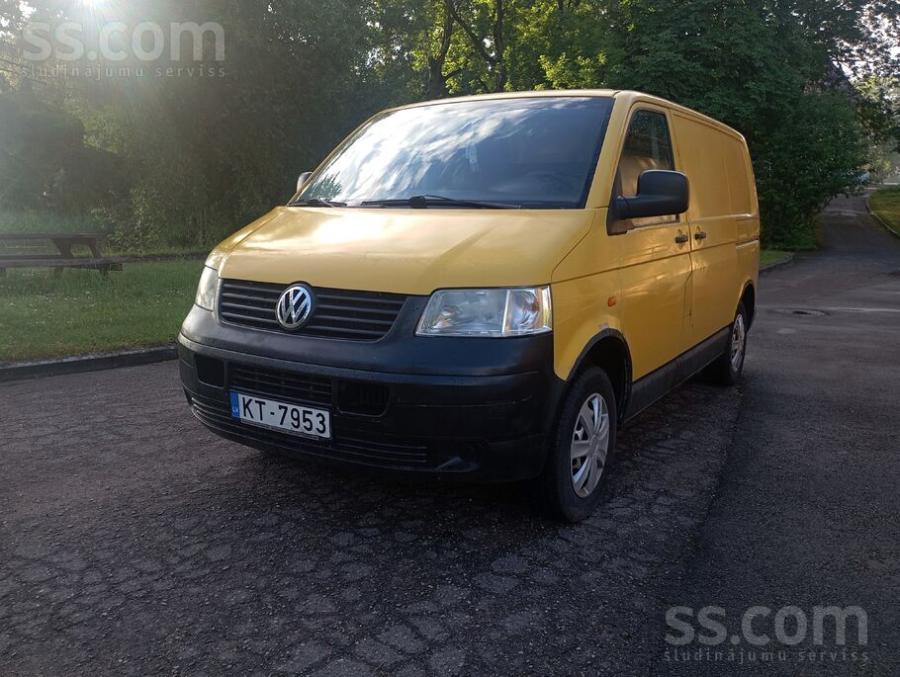 Желтый Фольксваген Transporter 2005 в Лиепая, объемом двигателя 1.90 л и пробегом 212 тыс. км за 3495 €, фото 1 на AUTOMOTO.COM.LV