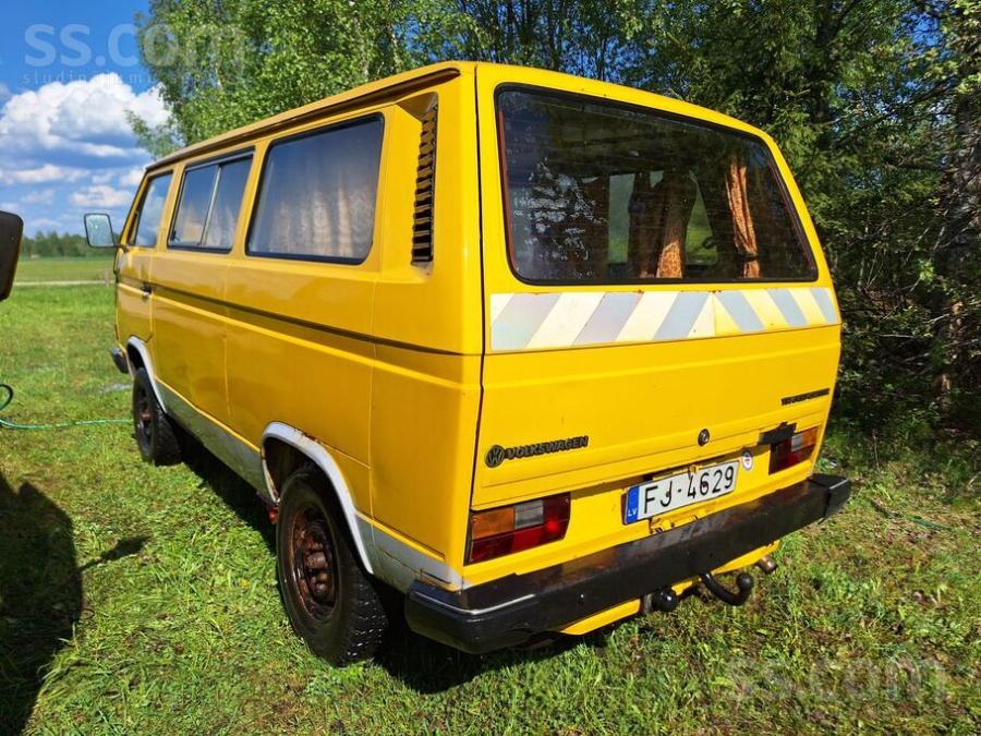 Желтый Фольксваген Transporter 1991 в Лудза, объемом двигателя 1.60 л и пробегом 437 тыс. км за 1950 €, фото 3 на AUTOMOTO.COM.LV