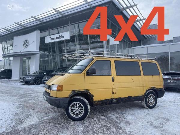 Yellow Volkswagen Transporter 1994 in Siauliai, with an engine capacity of 2.46 L and mileage of 248 thousand km for 2200 €, photo 1 on AUTOMOTO.COM.LV