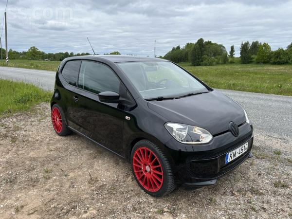 Black Volkswagen Up 2012 in Cesis, with an engine capacity of 1.00 L and mileage of 147 thousand km for 4050 €, photo 1 on AUTOMOTO.COM.LV