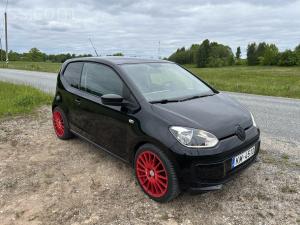 Black Volkswagen Up 2012 in Cesis, with an engine capacity of 1.00 L and mileage of 147 thousand km for 4050 €, photo  on AUTOMOTO.COM.LV