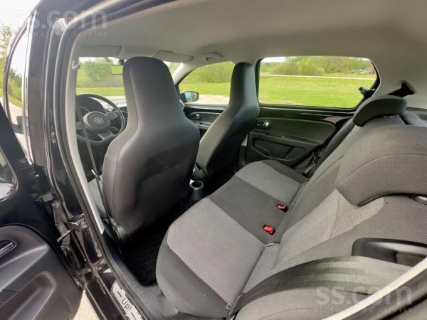 Black Volkswagen Up 2013 in Riga, with an engine capacity of 1.00 L and mileage of 179 thousand km for 3300 €, photo 8 on AUTOMOTO.COM.LV