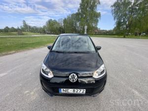 Black Volkswagen Up 2013 in Riga, with an engine capacity of 1.00 L and mileage of 179 thousand km for 3300 €, photo 3 on AUTOMOTO.COM.LV