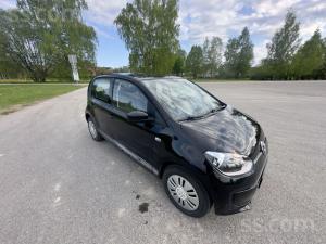 Black Volkswagen Up 2013 in Riga, with an engine capacity of 1.00 L and mileage of 179 thousand km for 3300 €, photo 4 on AUTOMOTO.COM.LV