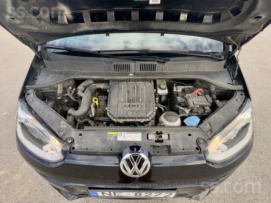 Black Volkswagen Up 2013 in Riga, with an engine capacity of 1.00 L and mileage of 179 thousand km for 3300 €, photo 13 on AUTOMOTO.COM.LV