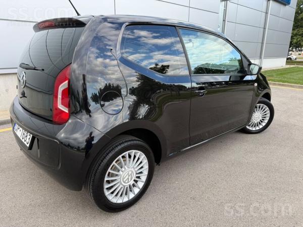 Black Volkswagen Up 2015 in Riga, with an engine capacity of 1.00 L and mileage of 0 thousand km for 4390 €, photo 2 on AUTOMOTO.COM.LV