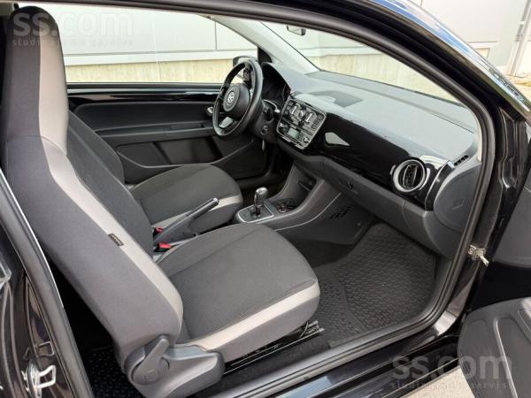 Black Volkswagen Up 2015 in Riga, with an engine capacity of 1.00 L and mileage of 0 thousand km for 4390 €, photo 7 on AUTOMOTO.COM.LV