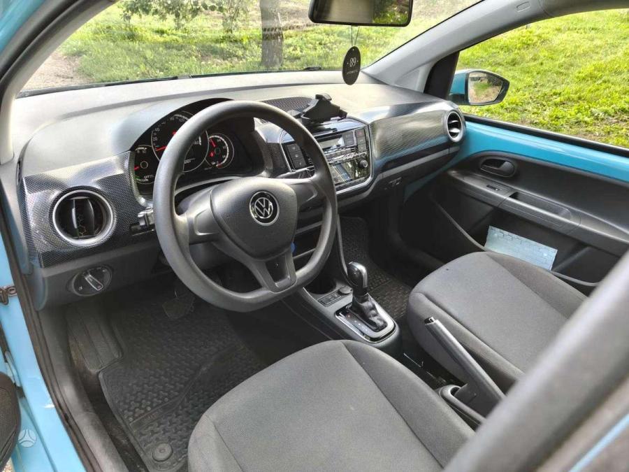 Blue Volkswagen Up 2020 in Vilnius, with an engine capacity of 0.00 L and mileage of 107 thousand km for 8650 €, photo 8 on AUTOMOTO.COM.LV