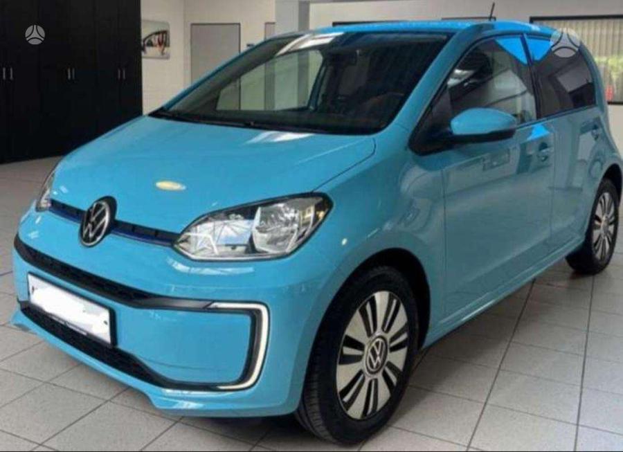 Blue Volkswagen Up 2021 in Klaipeda, with an engine capacity of 0.00 L and mileage of 45 thousand km for 8650 €, photo 1 on AUTOMOTO.COM.LV