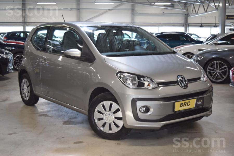 Grey Volkswagen Up 2022 in Riga, with an engine capacity of 1.00 L and mileage of 26 thousand km for 6500 €, photo 1 on AUTOMOTO.COM.LV
