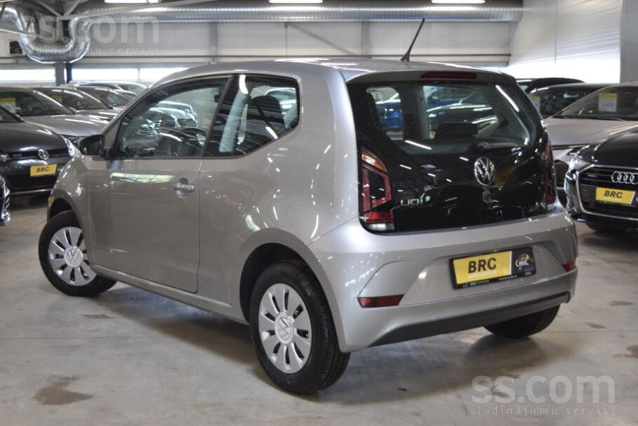 Grey Volkswagen Up 2022 in Riga, with an engine capacity of 1.00 L and mileage of 26 thousand km for 6500 €, photo 3 on AUTOMOTO.COM.LV