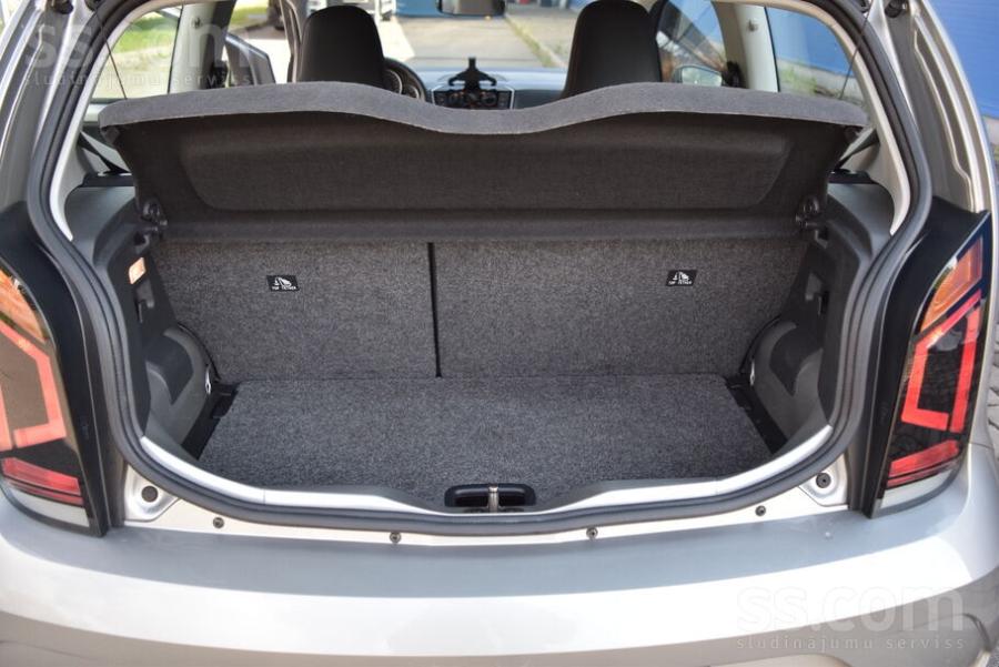 Grey Volkswagen Up 2022 in Riga, with an engine capacity of 1.00 L and mileage of 26 thousand km for 6500 €, photo 15 on AUTOMOTO.COM.LV