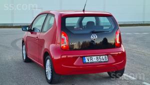 Red Volkswagen Up 2012 in Jurmala, with an engine capacity of 1.00 L and mileage of 116 thousand km for 3750 €, photo 5 on AUTOMOTO.COM.LV