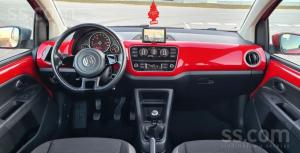 Red Volkswagen Up 2012 in Jurmala, with an engine capacity of 1.00 L and mileage of 116 thousand km for 3750 €, photo 7 on AUTOMOTO.COM.LV
