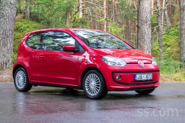 Sarkans Volkswagen Up 2012 Jūrmala, ar dzinēja tilpumu 1.00 L un nobraukumu 185 tūkst. km par 1500 €, foto 3 vietnē AUTOMOTO.COM.LV