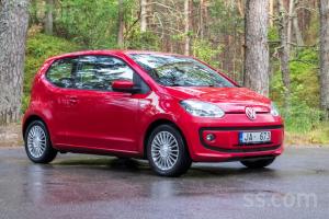 Red Volkswagen Up 2012 in Jurmala, with an engine capacity of 1.00 L and mileage of 185 thousand km for 1500 €, photo 4 on AUTOMOTO.COM.LV