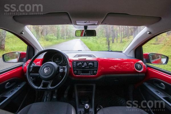 Sarkans Volkswagen Up 2012 Jūrmala, ar dzinēja tilpumu 1.00 L un nobraukumu 185 tūkst. km par 1500 €, foto 5 vietnē AUTOMOTO.COM.LV