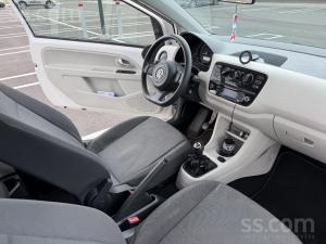 White Volkswagen Up 2012 in Riga, with an engine capacity of 1.00 L and mileage of 206 thousand km for 3650 €, photo 6 on AUTOMOTO.COM.LV
