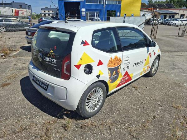 White Volkswagen Up 2011 in Plunge, with an engine capacity of 1.00 L and mileage of 233 thousand km for 1950 €, photo 4 on AUTOMOTO.COM.LV