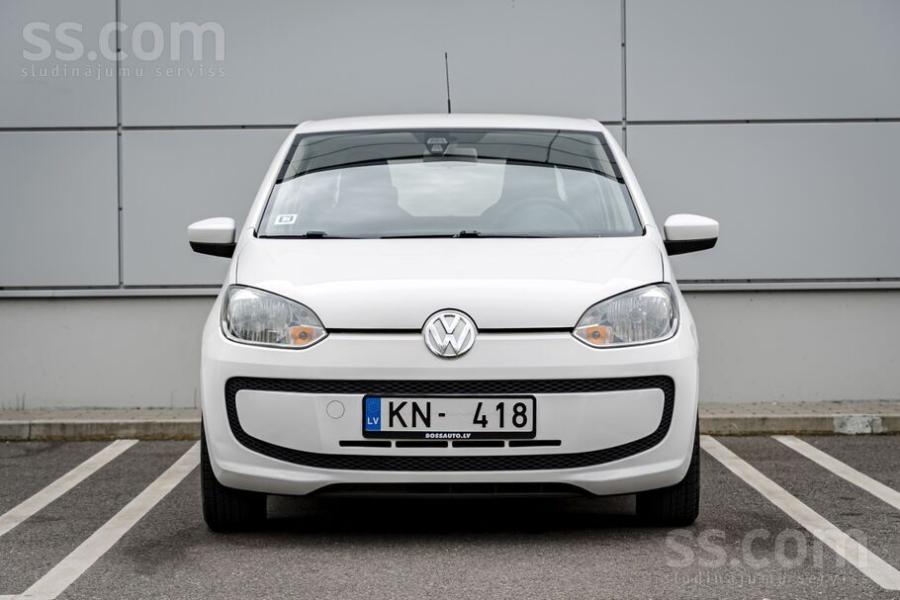 White Volkswagen Up 2012 in Riga, with an engine capacity of 1.00 L and mileage of 0 thousand km for 2250 €, photo 2 on AUTOMOTO.COM.LV