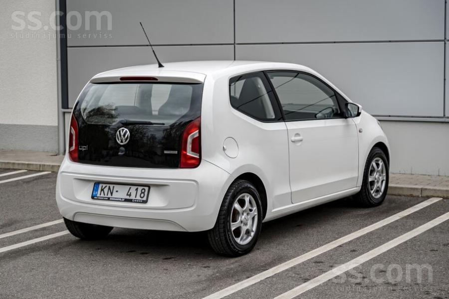 White Volkswagen Up 2012 in Riga, with an engine capacity of 1.00 L and mileage of 0 thousand km for 2250 €, photo 4 on AUTOMOTO.COM.LV