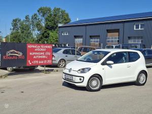 Balts Volkswagen Up 2012 Plungė, ar dzinēja tilpumu 1.00 L un nobraukumu 233 tūkst. km par 1850 €, foto  vietnē AUTOMOTO.COM.LV
