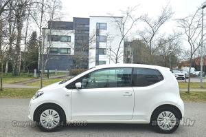 White Volkswagen Up 2013 in Tallinn, with an engine capacity of 1.00 L and mileage of 74 thousand km for 3990 €, photo 6 on AUTOMOTO.COM.LV
