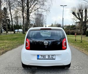 White Volkswagen Up 2013 in Tallinn, with an engine capacity of 1.00 L and mileage of 74 thousand km for 3990 €, photo 8 on AUTOMOTO.COM.LV
