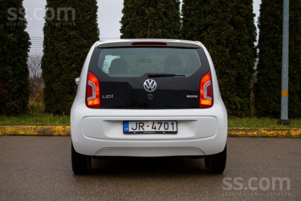 Balts Volkswagen Up 2014 Jelgava, ar dzinēja tilpumu 1.00 L un nobraukumu 98 tūkst. km par 5300 €, foto 5 vietnē AUTOMOTO.COM.LV