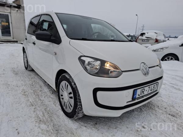 Balts Volkswagen Up 2014 Talsi, ar dzinēja tilpumu 1.00 L un nobraukumu 64 tūkst. km par 4900 €, foto 1 vietnē AUTOMOTO.COM.LV