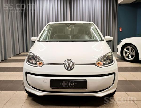 White Volkswagen Up 2014 in Riga, with an engine capacity of 1.00 L and mileage of 84 thousand km for 4990 €, photo 2 on AUTOMOTO.COM.LV