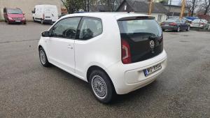 White Volkswagen Up 2014 in Riga, with an engine capacity of 1.00 L and mileage of 150 thousand km for 3850 €, photo 8 on AUTOMOTO.COM.LV