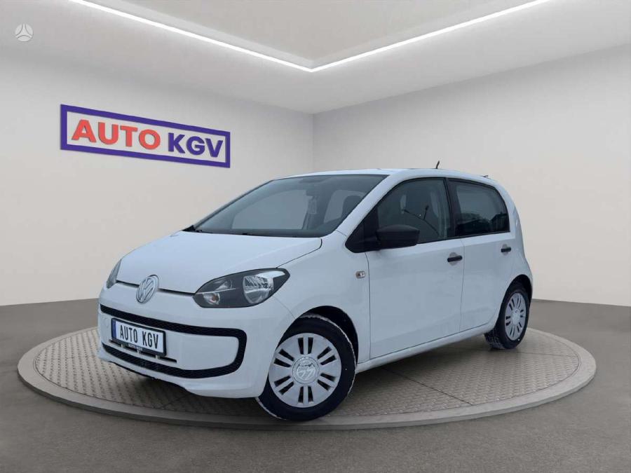 White Volkswagen Up 2016 in Kaunas, with an engine capacity of 1.00 L and mileage of 154 thousand km for 3500 €, photo 1 on AUTOMOTO.COM.LV