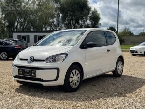 White Volkswagen Up 2017 in Valmiera, with an engine capacity of 1.00 L and mileage of 203 thousand km for 4650 €, photo  on AUTOMOTO.COM.LV