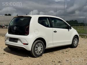 White Volkswagen Up 2017 in Valmiera, with an engine capacity of 1.00 L and mileage of 203 thousand km for 4650 €, photo 5 on AUTOMOTO.COM.LV