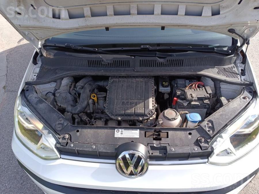 Balts Volkswagen Up 2018 Liepāja, ar dzinēja tilpumu 1.00 L un nobraukumu 77 tūkst. km par 6950 €, foto 8 vietnē AUTOMOTO.COM.LV