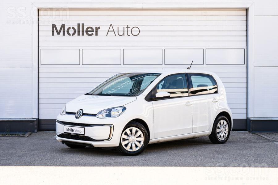 White Volkswagen Up 2021 in Riga, with an engine capacity of 1.00 L and mileage of 11 thousand km for 13950 €, photo 1 on AUTOMOTO.COM.LV