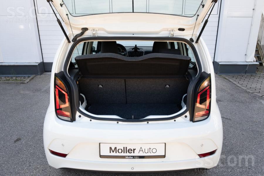 White Volkswagen Up 2021 in Riga, with an engine capacity of 1.00 L and mileage of 11 thousand km for 13950 €, photo 7 on AUTOMOTO.COM.LV