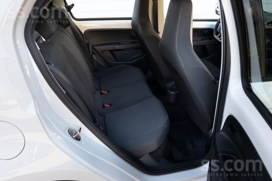 White Volkswagen Up 2021 in Riga, with an engine capacity of 1.00 L and mileage of 11 thousand km for 13950 €, photo 9 on AUTOMOTO.COM.LV