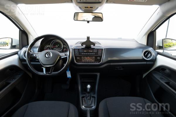 White Volkswagen Up 2021 in Riga, with an engine capacity of 1.00 L and mileage of 11 thousand km for 13950 €, photo 9 on AUTOMOTO.COM.LV
