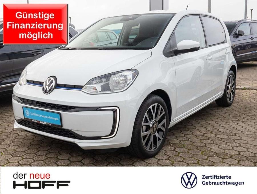 White Volkswagen Up 2024 in Kaunas, with an engine capacity of 0.00 L and mileage of 11 thousand km for 21653 €, photo 1 on AUTOMOTO.COM.LV