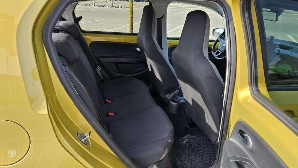 Yellow Volkswagen Up 2020 in Vilnius, with an engine capacity of 0.00 L and mileage of 46 thousand km for 10999 €, photo 10 on AUTOMOTO.COM.LV