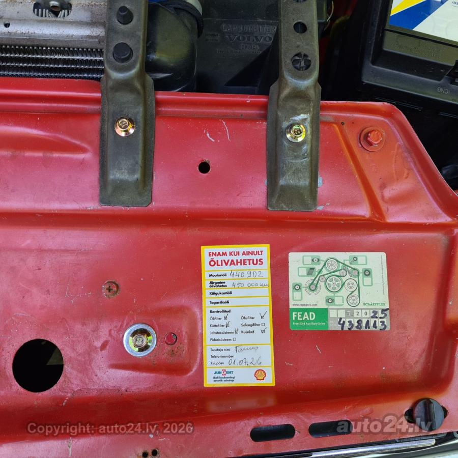 Sarkans Volvo 244 1979 Tartu, ar dzinēja tilpumu 2.10 L un nobraukumu 0 tūkst. km par 5500 €, foto 22 vietnē AUTOMOTO.COM.LV