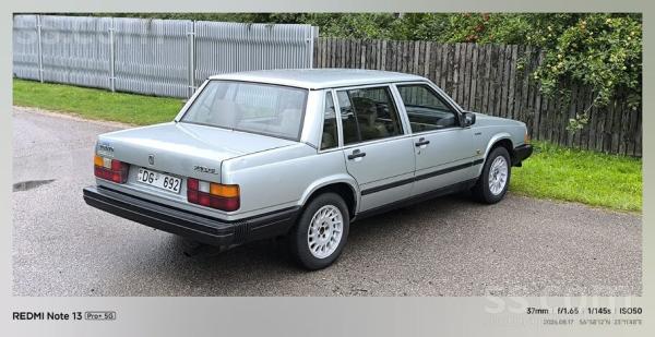Grey Volvo 740 1986 in Tukums, with an engine capacity of 2.30 L and mileage of 333 thousand km for 4500 €, photo 3 on AUTOMOTO.COM.LV