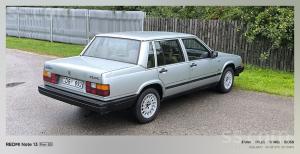 Grey Volvo 740 1986 in Tukums, with an engine capacity of 2.30 L and mileage of 333 thousand km for 4500 €, photo 4 on AUTOMOTO.COM.LV