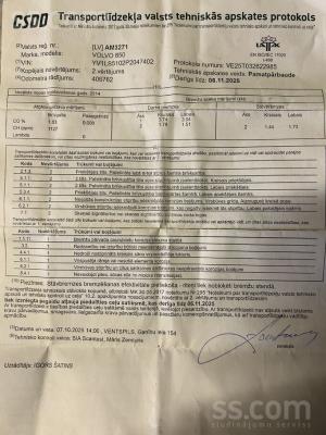Синий Вольво 850 1992 в Вентспилс, объемом двигателя 2.50 л и пробегом 407 тыс. км за 600 €, фото 18 на AUTOMOTO.COM.LV