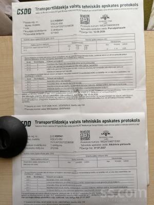 Зеленый Вольво 850 1996 в Вентспилс, объемом двигателя 2.50 л и пробегом 672 тыс. км за 1550 €, фото 17 на AUTOMOTO.COM.LV